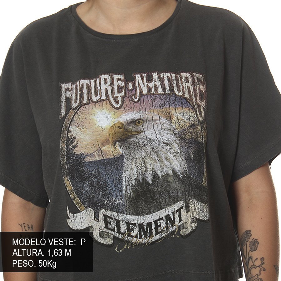 Blusa Element Wildlyf Chumbo - Rock City