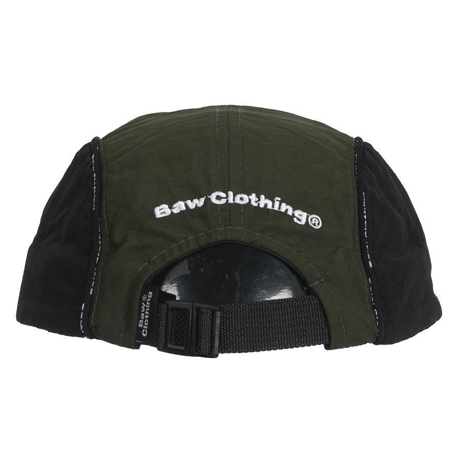 Boné Baw Elipse Five Panel Preto/Verde/Vermelho - Rock City