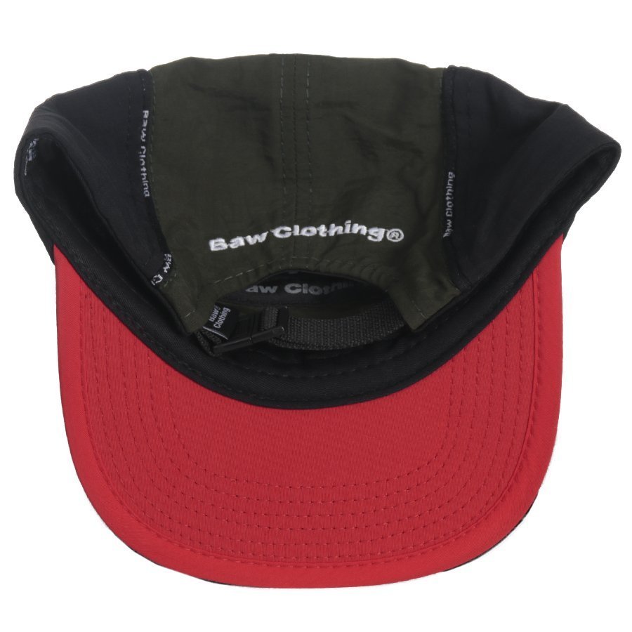 Boné Baw Elipse Five Panel Preto/Verde/Vermelho - Rock City