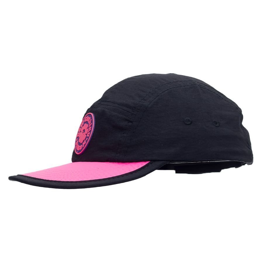 Boné Baw Five Panel Yinyang Flower Preto/Rosa - Rock City