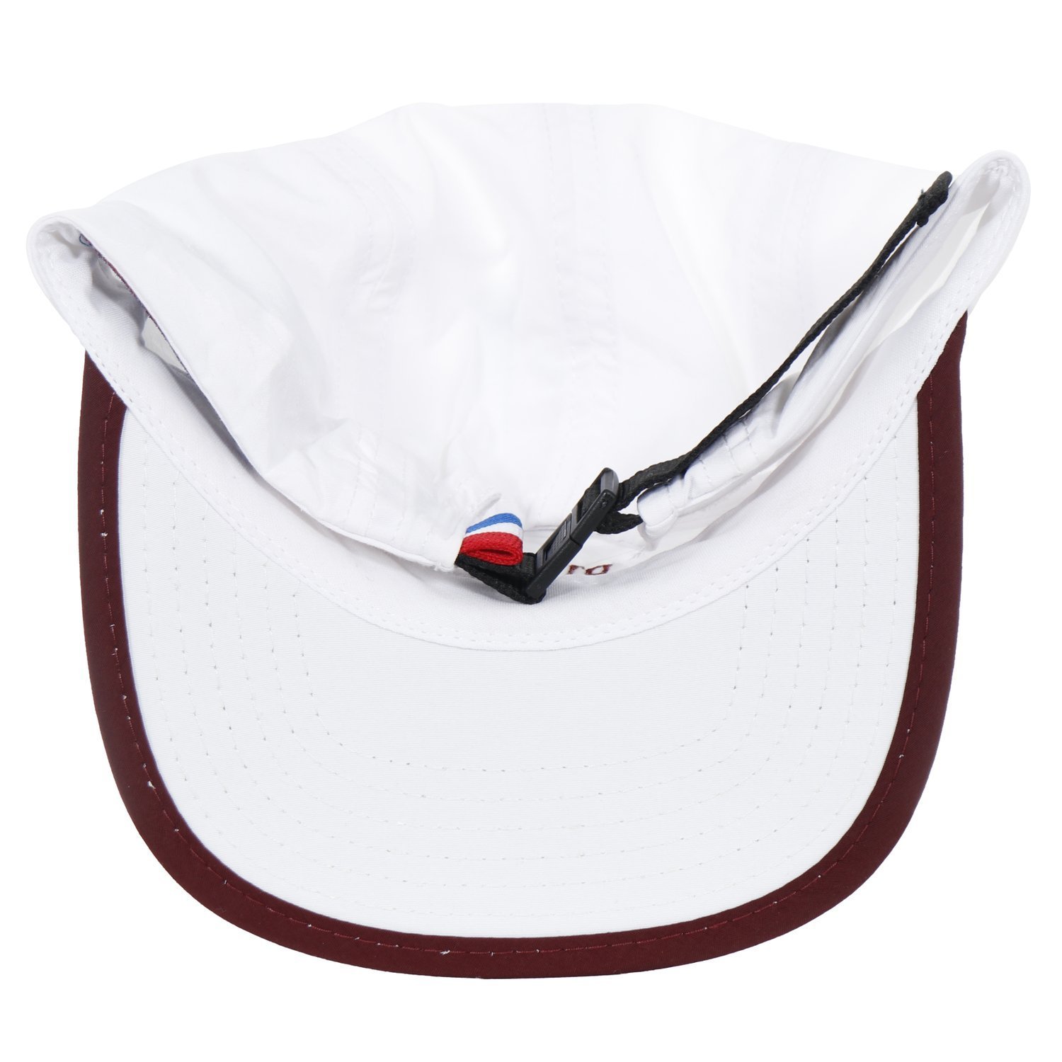 Boné Blaze Supply 5 Panel Pipe Label Branco/Bordô - Rock City