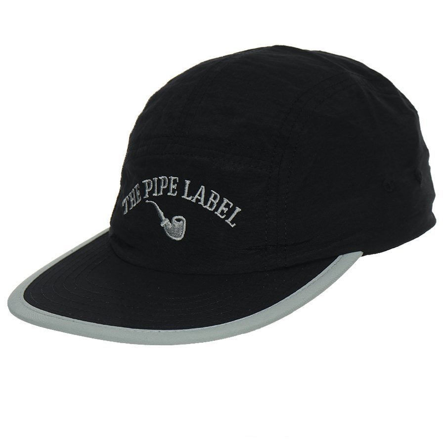 Boné Blaze Supply 5 Panel Pipe Label Preto/Cinza - Rock City