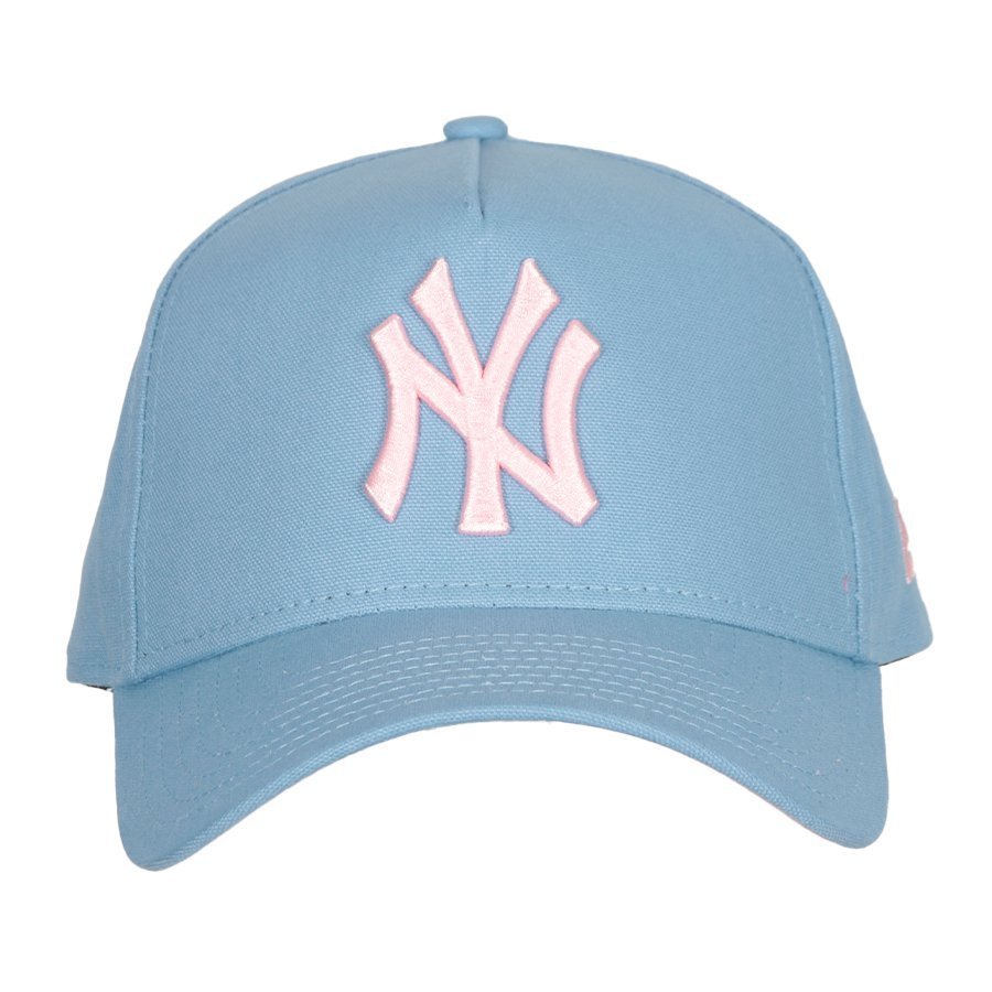 Boné New Era 9forty A-Frame Mlb New York Yankees Azul Claro - Rock City