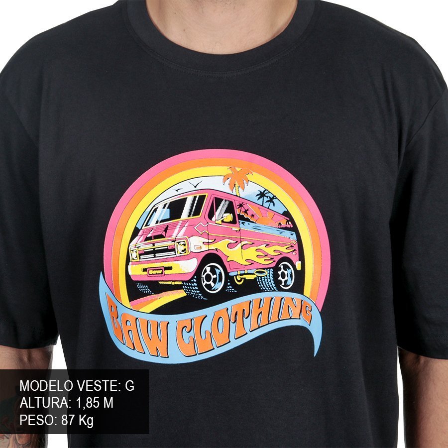 Camiseta Baw Van Preto - Rock City