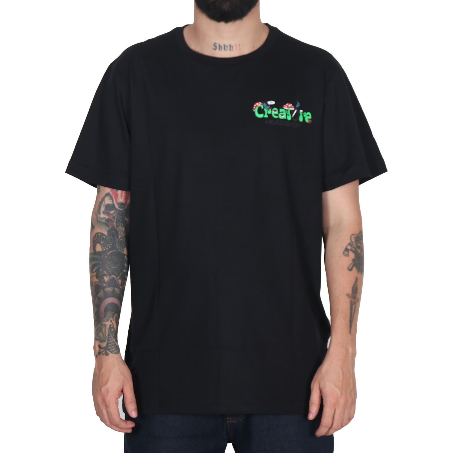 Camiseta Creature Kimbel Life'll Kill Ya Preto - Rock City