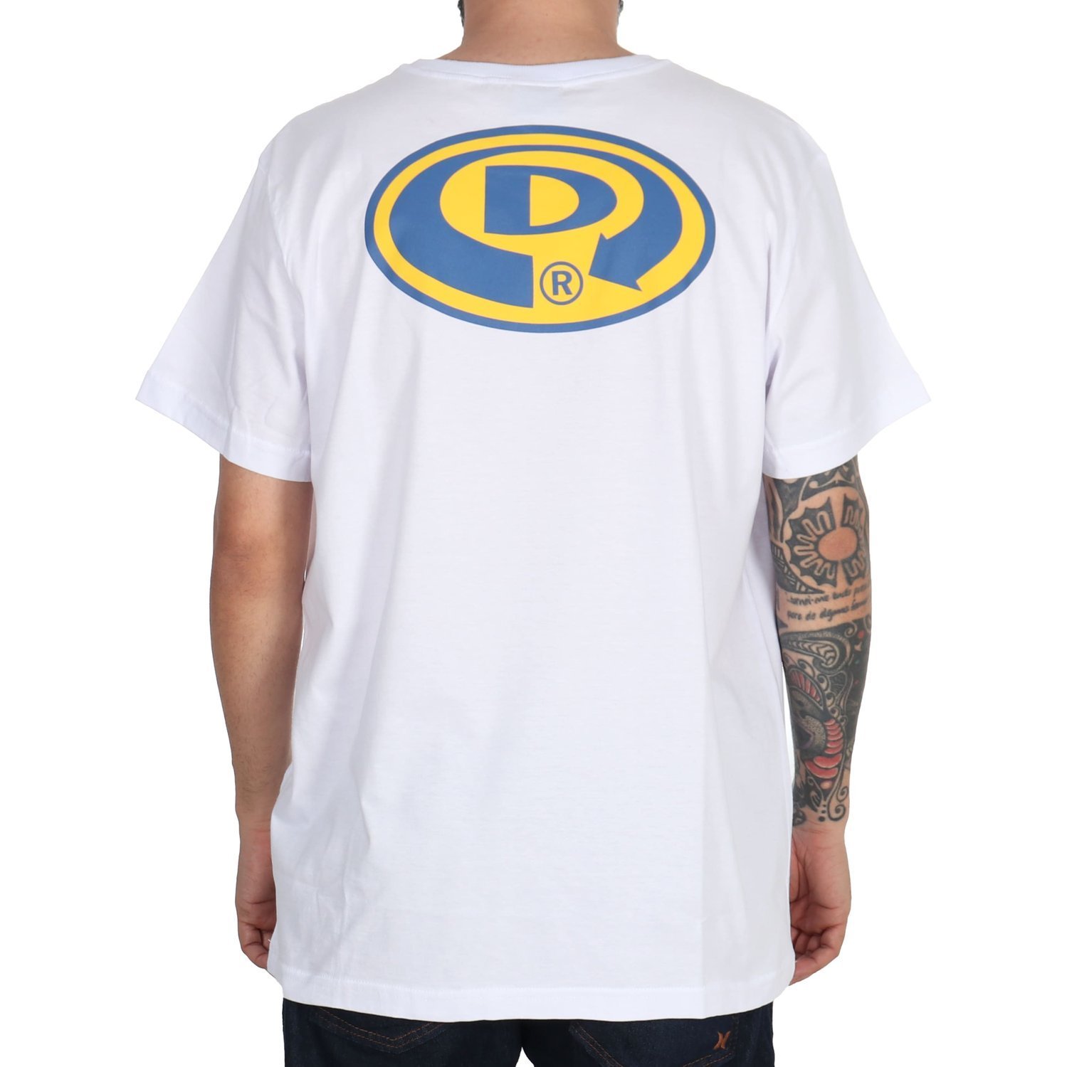 Camiseta Drop Dead Classic Logo Branco - Rock City
