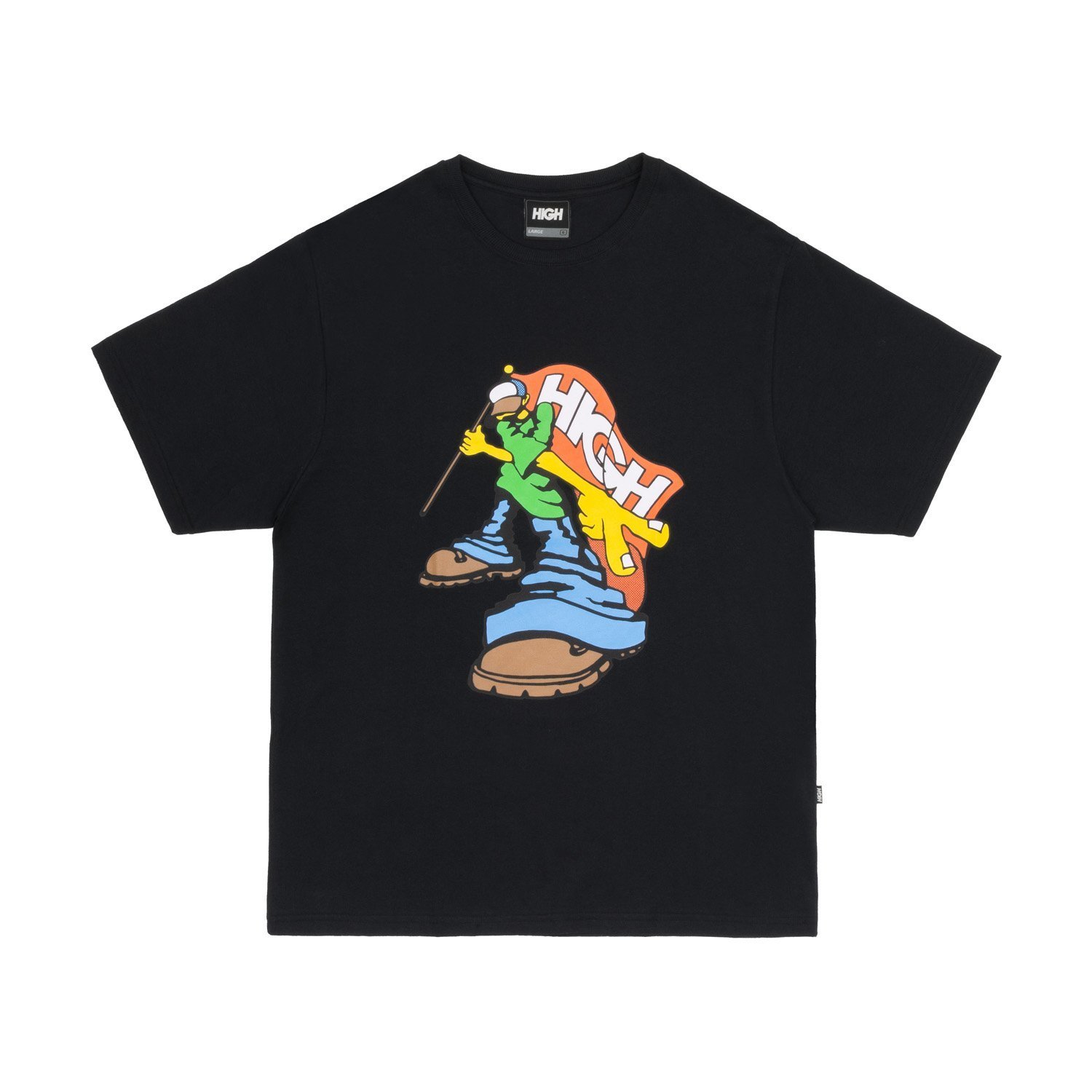 Camiseta High Company Flag Preto - Rock City