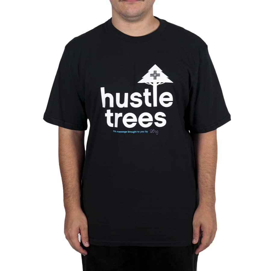 Camiseta Lrg Hustle Trees Preto - Rock City