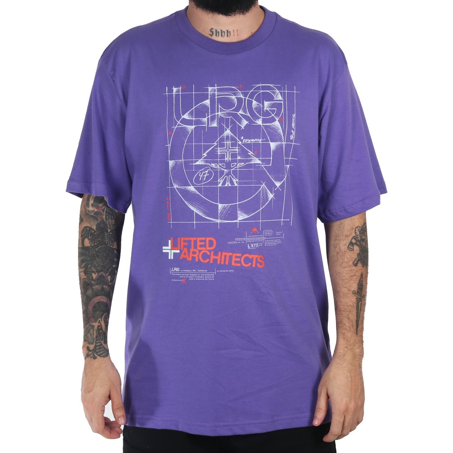 Camiseta Lrg Lifted Archtects Roxo - Rock City