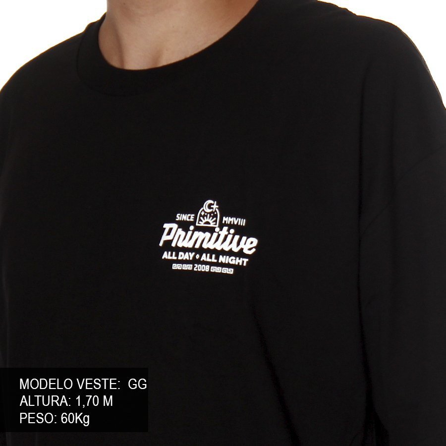 Camiseta Primitive Mission Preto - Rock City