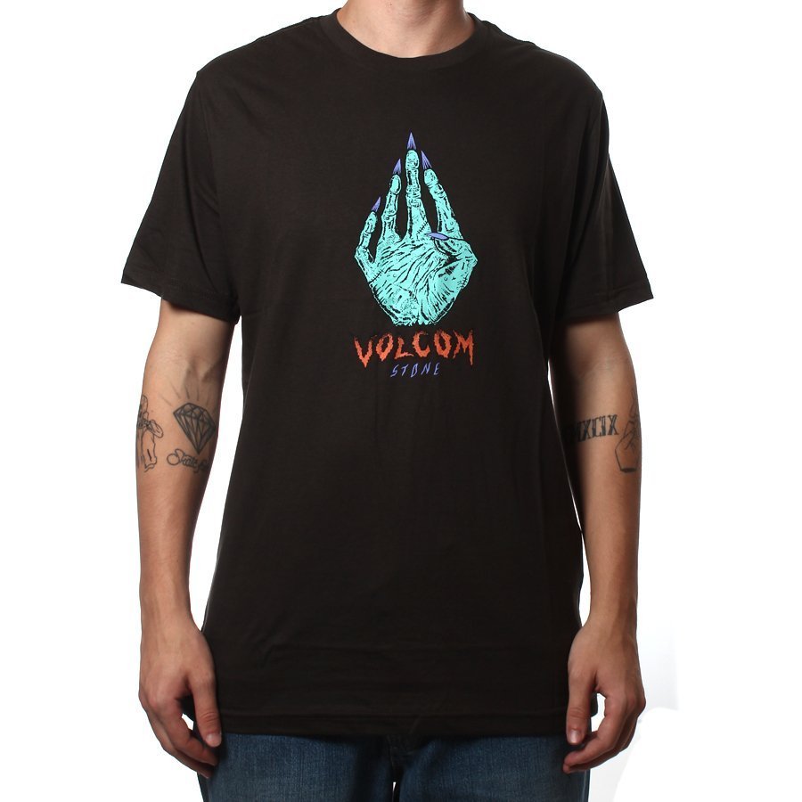 Camiseta Volcom Deadly Hand Cad Preto Vintage - Rock City