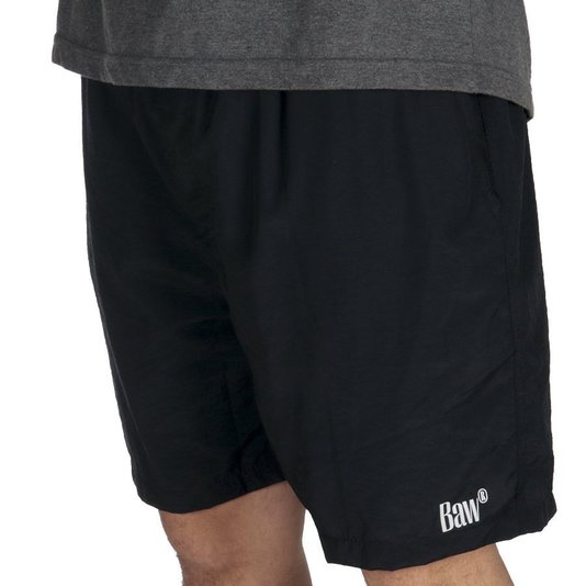 Bermuda Baw Pool Shorts Preto - Rock City