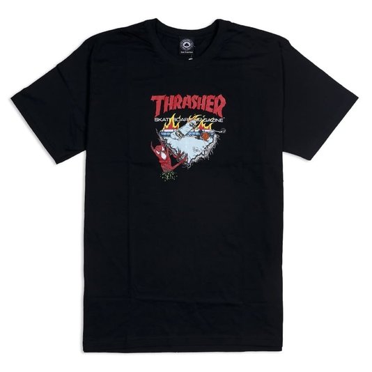 Camiseta Thrasher Neckface 500 Preto - Rock City