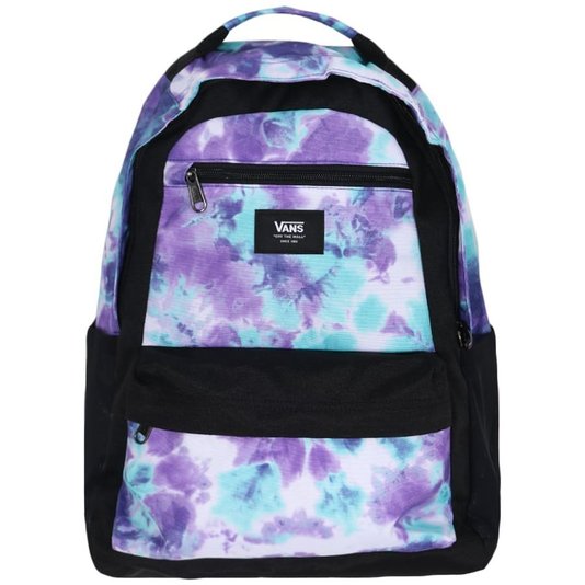 Mochila Vans Startle Backpack English Lavende Preto/Tie Dye Lilás ...