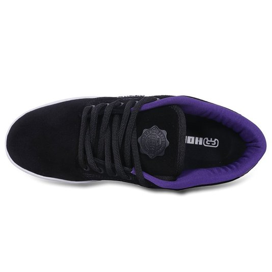 Tênis Hocks Montreal Preto/Branco/Roxo - Rock City