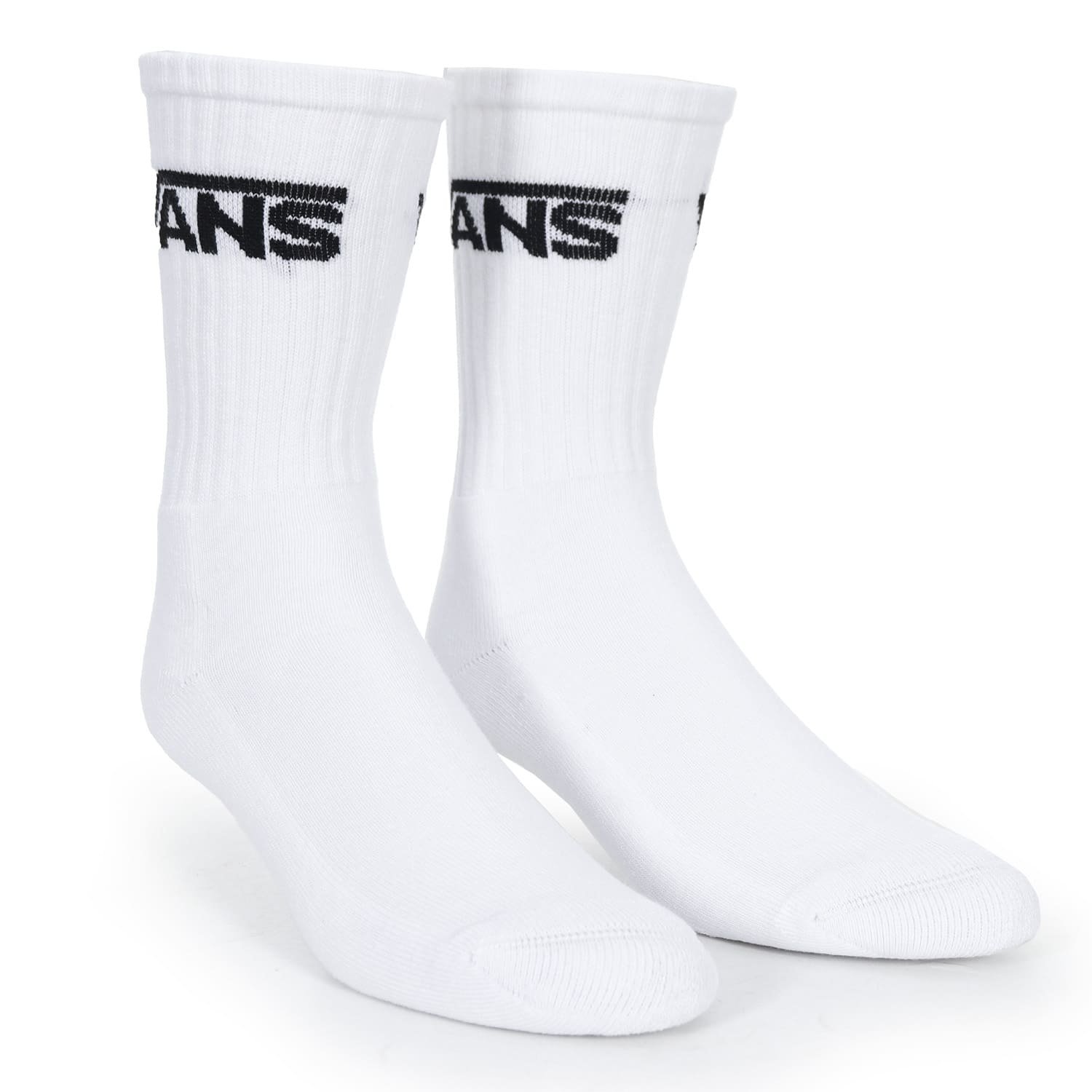 Meia Vans Classic Crew Boys Juvenil 3 Pack Branco - Rock City