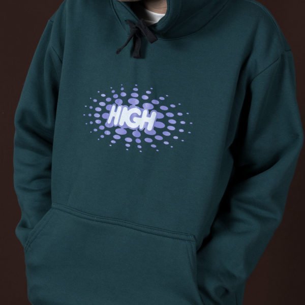 Moletom High Company Club Logo Night Verde - Rock City