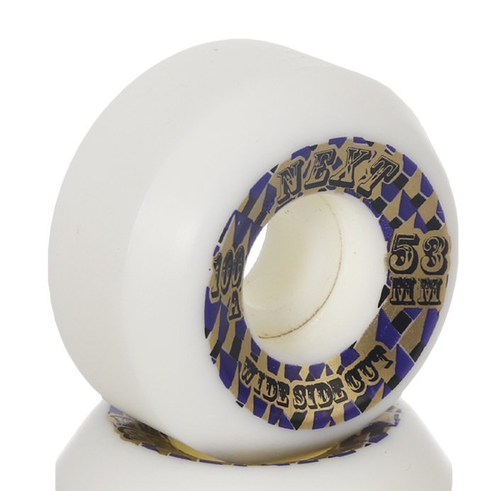 Roda Moska Next Wide Side Cut 100a Branco - Rock City