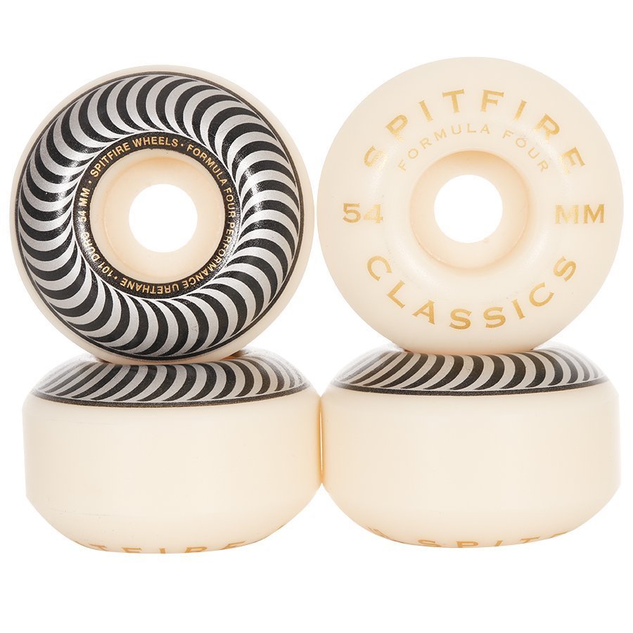 Roda Spitfire Formula Four Classic 101a Branco/Prata - Rock City