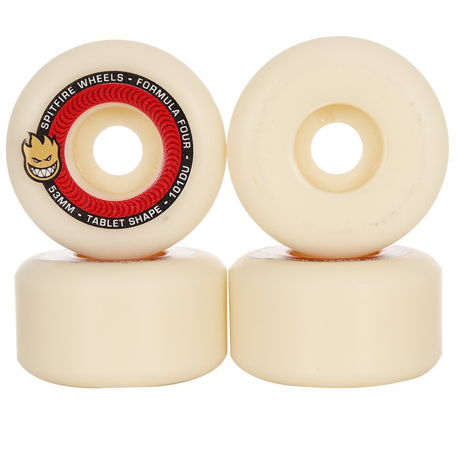 Roda Spitfire Formula Four Tablets 101a Branco/Vermelho - Rock City