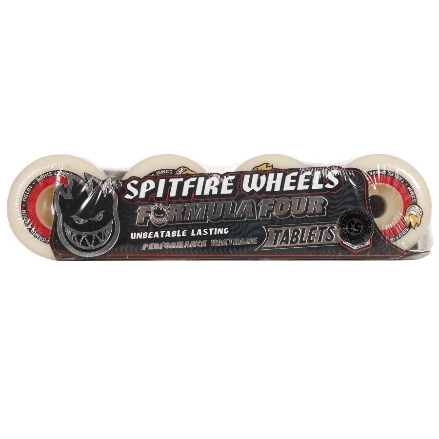 Roda Spitfire Formula Four Tablets 101a Branco/Vermelho - Rock City