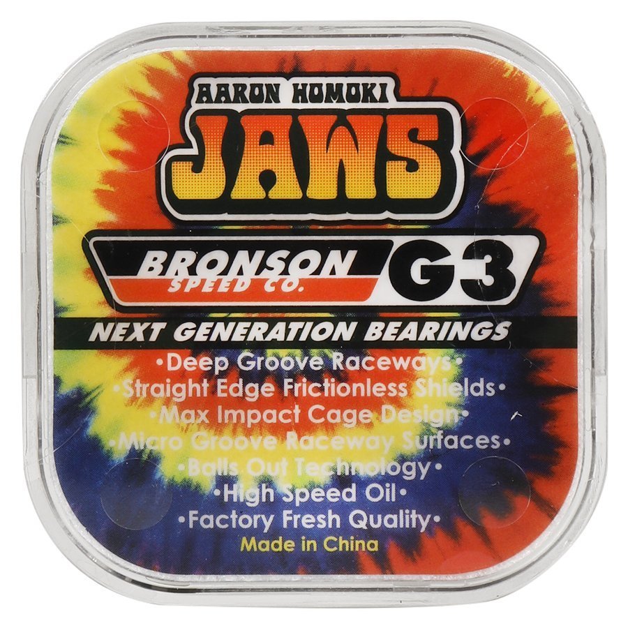 Rolamento Bronson Speed Co. G3 Jaws Homoki Prata/Amarelo - Rock City